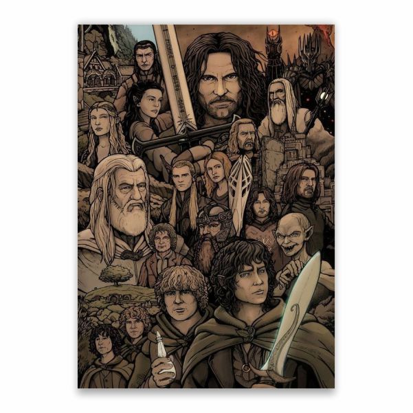 LOTR Characters Poster - A1 | Shop Today. Get it Tomorrow! | takealot.com