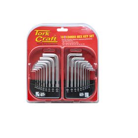 Tork Craft - 18 Piece Hex Key - Chrome Vanadium - Combo Set | Shop ...
