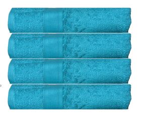 4 Hand Towels - Dark Turquoise | Shop Today. Get it Tomorrow ...