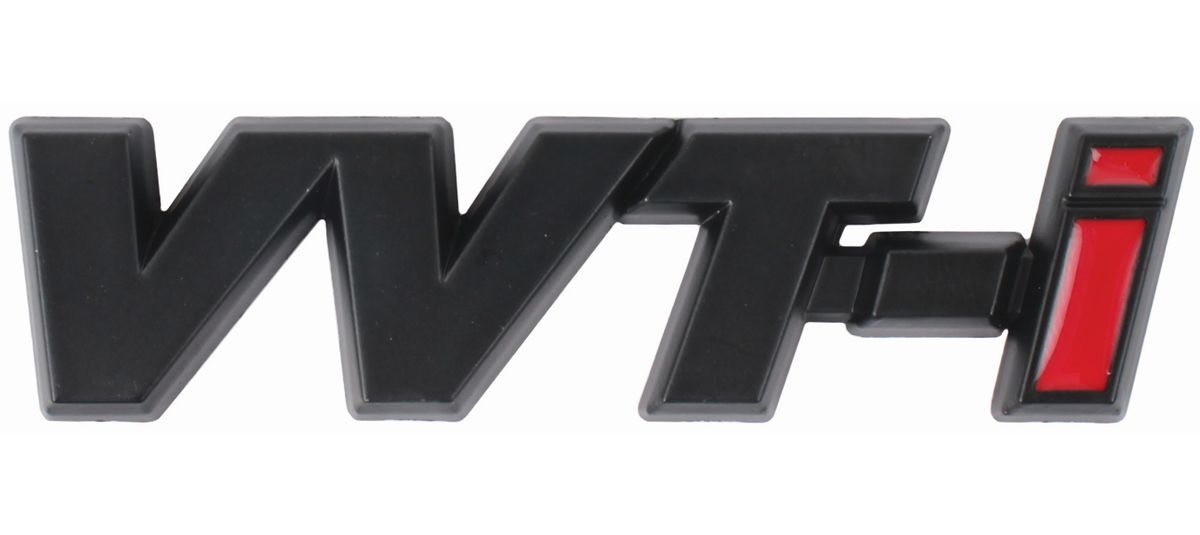 VVT-I Logo Body Decal / Sticker - Black and Red | Shop Today. Get it ...