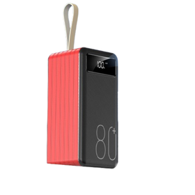 80,000 mAH Power Bank with LED Light and 4 Cables. Outdoor,Traveling ...
