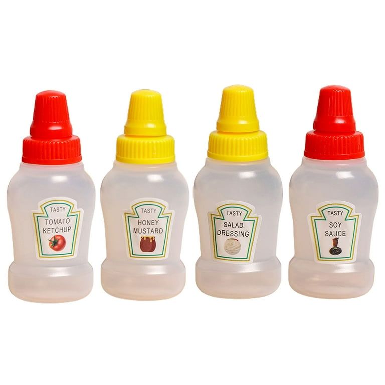Mini Sauce Bottles for Lunch Box - 4 Pack | Shop Today. Get it Tomorrow ...