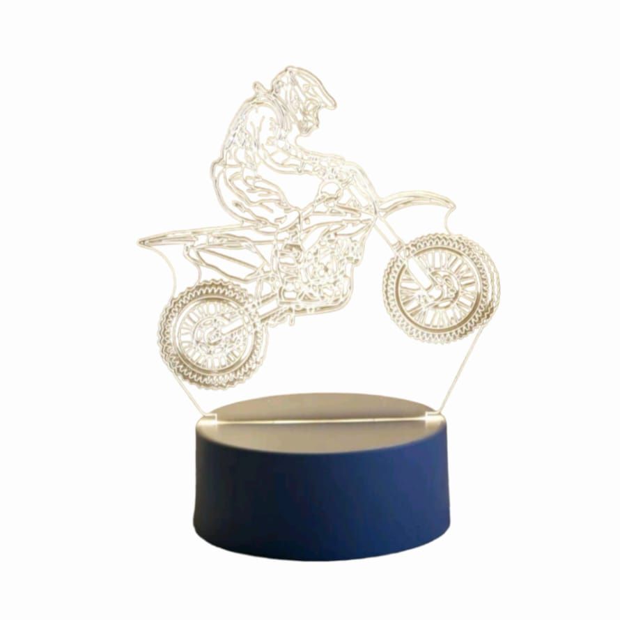 Motorcycle Design Decorative Night Light, 6 LED USB | Shop Today. Get ...