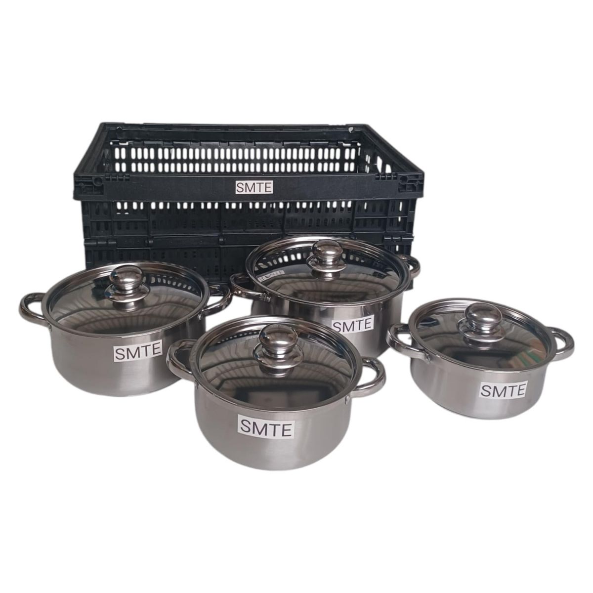 SMTE 8-Piece Camp Cookware Set with Storage Crate | Shop Today. Get it ...