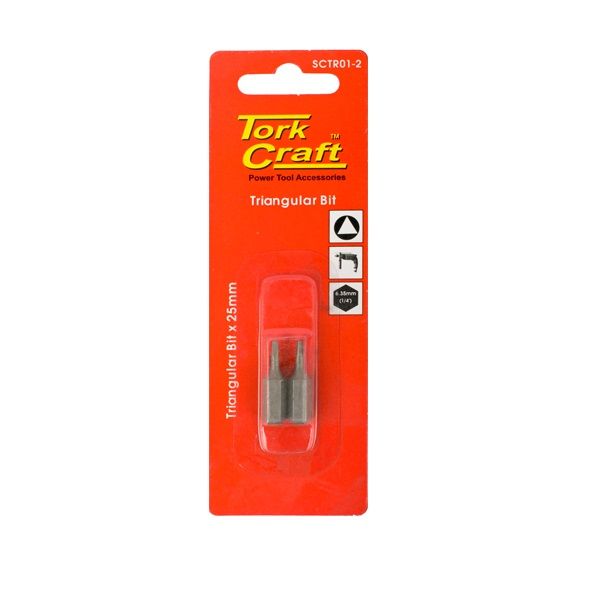 Tork Craft - Triangular Bit x 25mm 2 Pack - 2 Pack | Shop Today. Get it ...