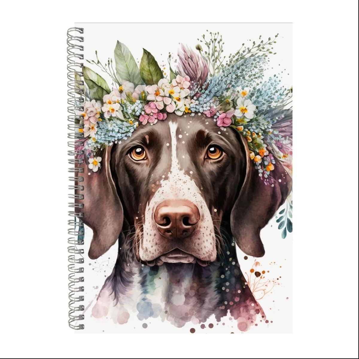 German Shorthaired Pointer Flower Head Gift Idea A4 Notepad 261 | Shop ...
