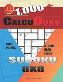 1,000 + Calcudoku sudoku 8x8: Logic puzzles medium - hard levels | Shop ...