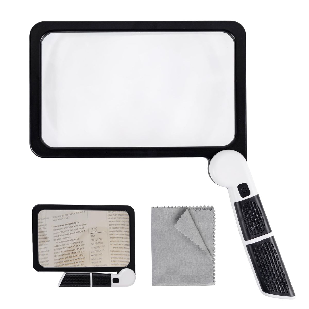 5X Magnifying Glass with Light Full Page Magnifier for Reading | Shop ...