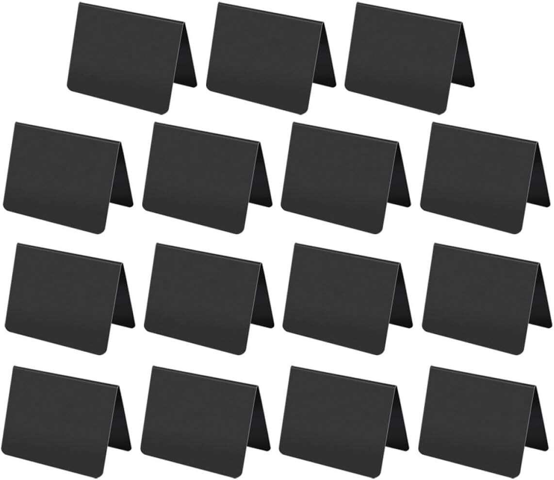 15Pcs Mini Chalkboard Price Boards Double-Sided Desktop Message | Shop ...