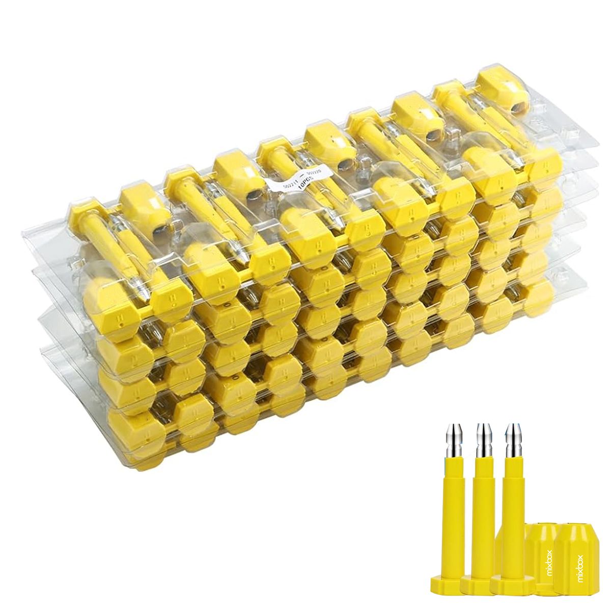 Mix Box Security Seals Lock Seal - 50 Pieces (One-time) for Wagons ...
