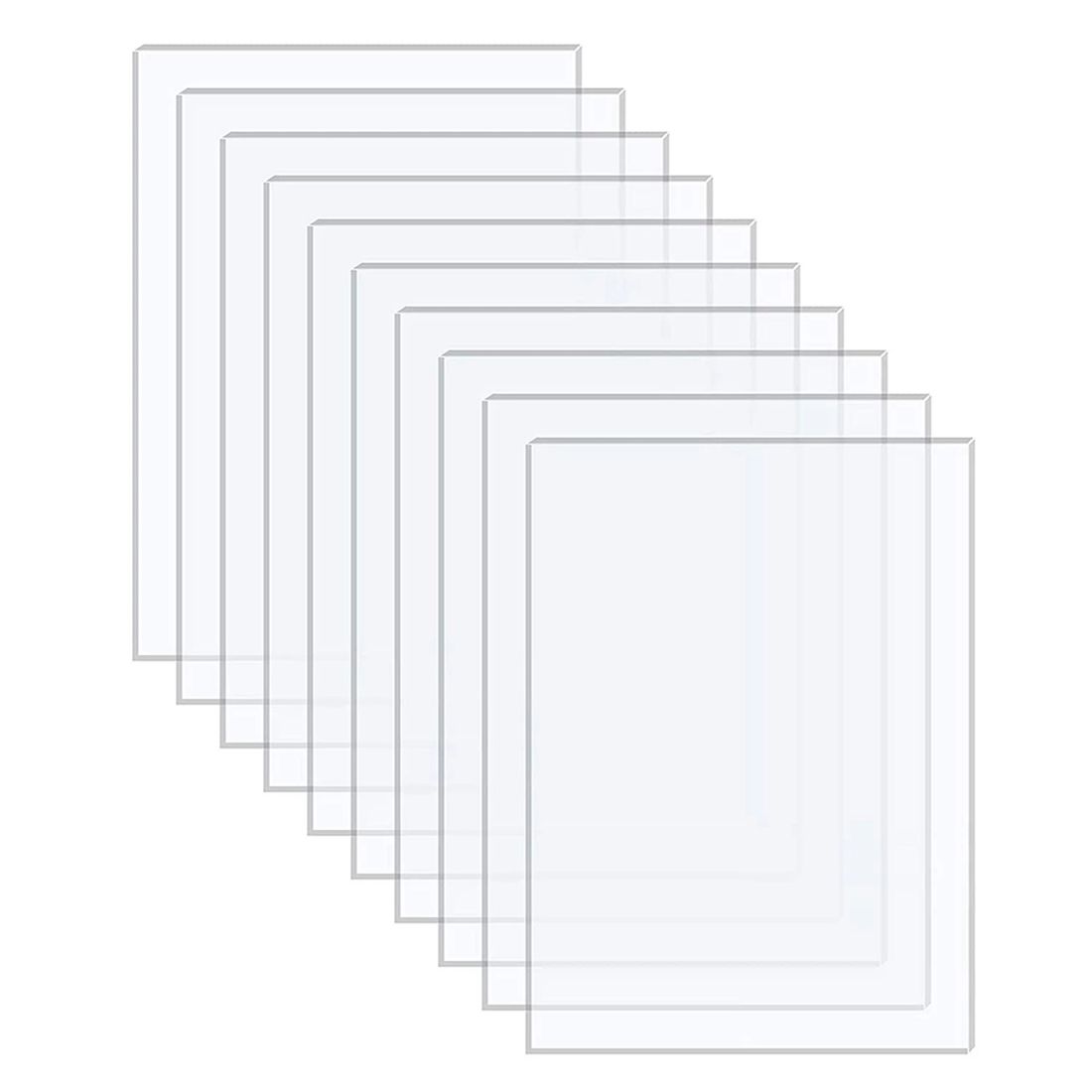 20Pc Acrylic Clear Sheet Acrylic Board For Project Picture Frame | Shop ...