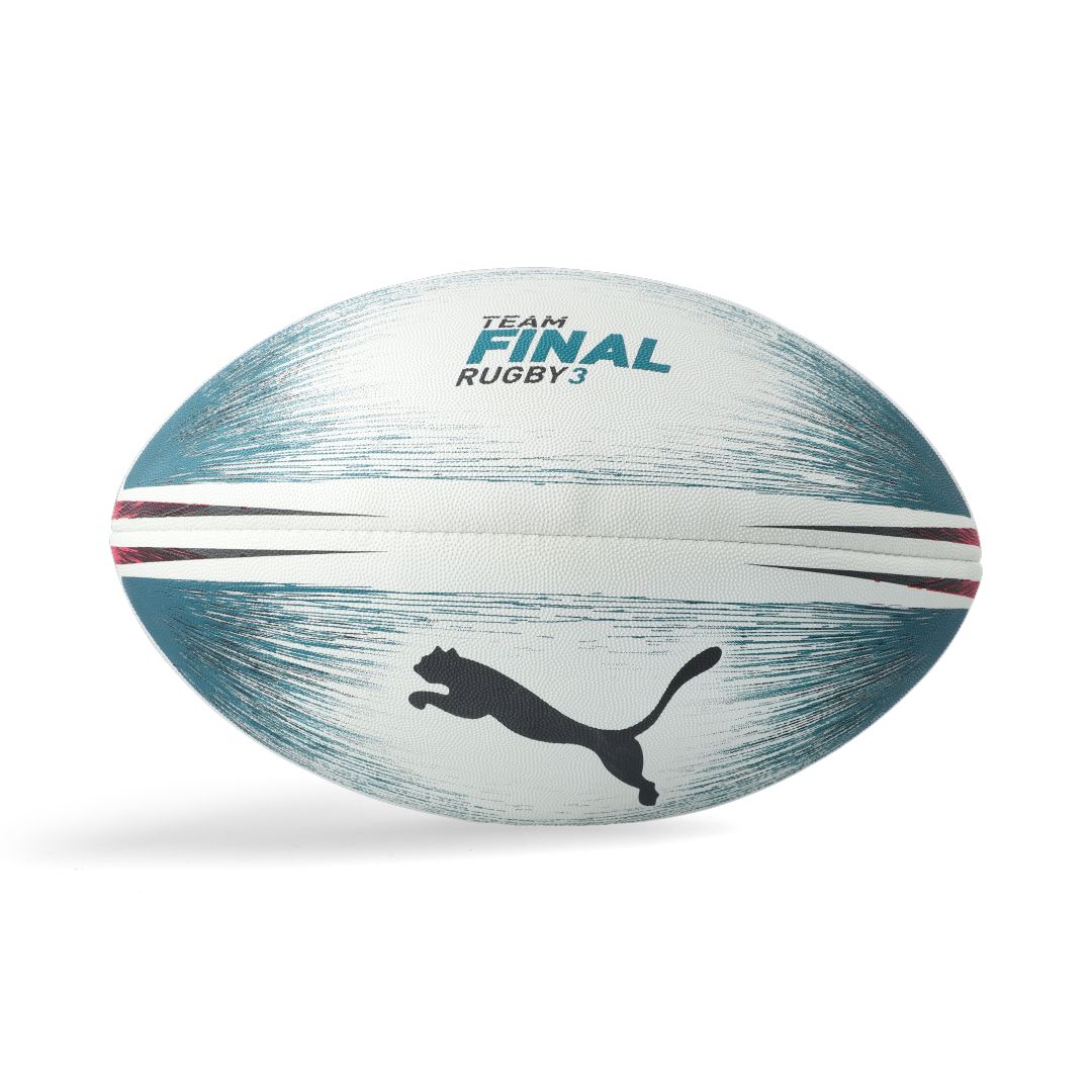 Puma teamFINAL 3 Rugby Ball - White/Rose Red/Ocean Depth | Shop Today ...