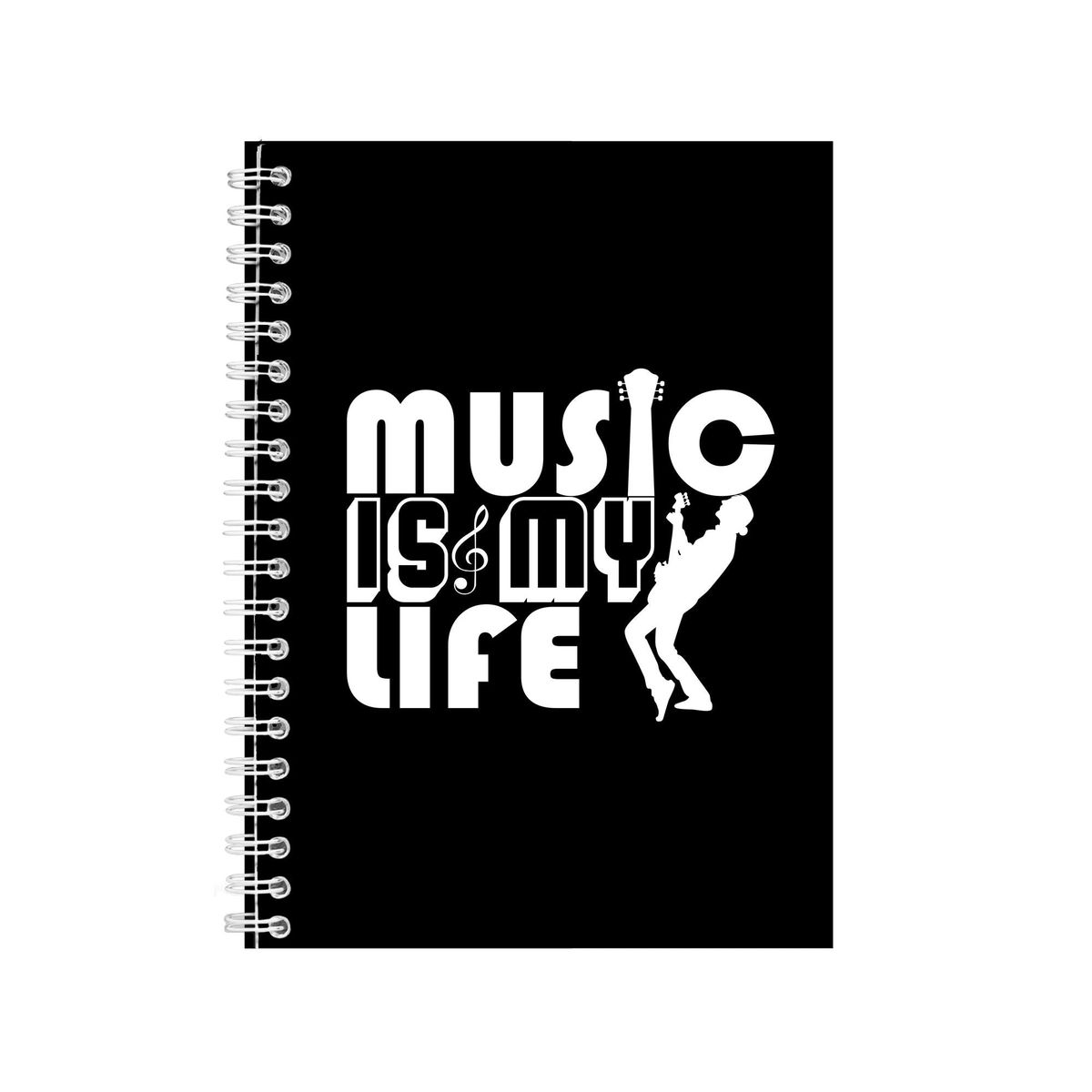 My Life Notebook Music Gift Idea A5 Notepad 146 | Shop Today. Get it ...