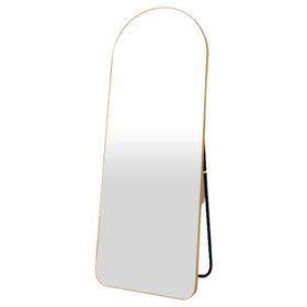 Standing/Wall U-Shaped Frame Aluminium Alloy Mirror Gold by Soul ...
