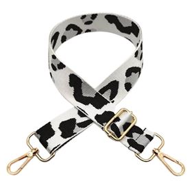 Detachable Bag Strap - White, Black and Silver Leopard Print | Shop ...