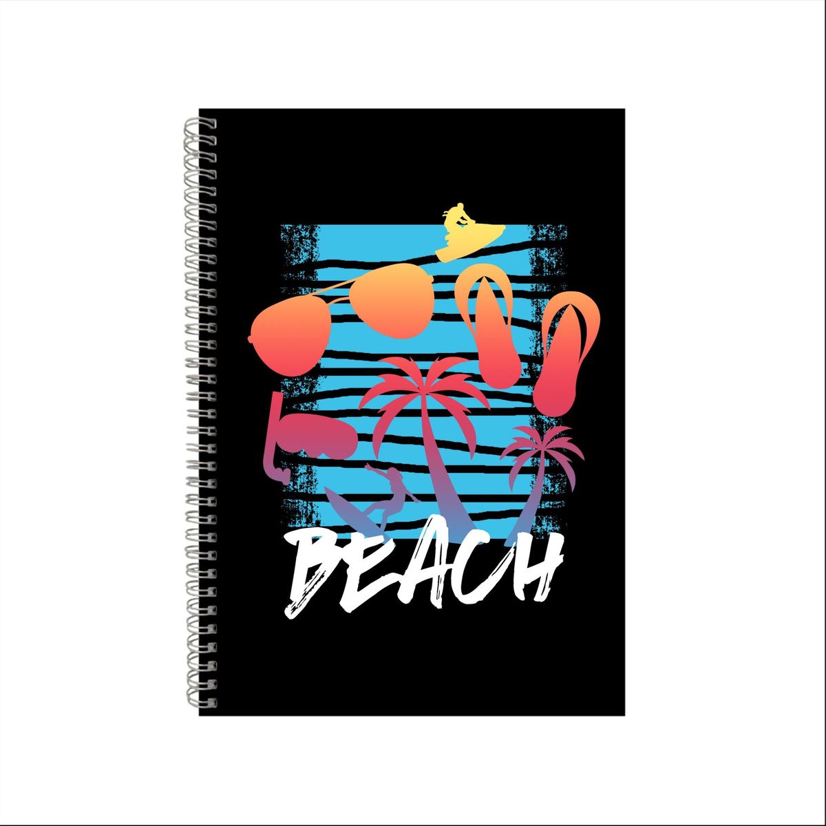 Summer Beach Notebook Gift Idea A4 Notepad Pad 70 | Shop Today. Get it ...