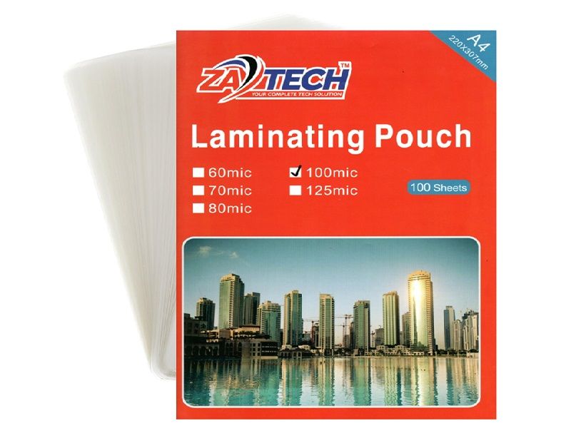 ZATECH Laminating Pouch 100mic 100 Sheets | Shop Today. Get it Tomorrow ...
