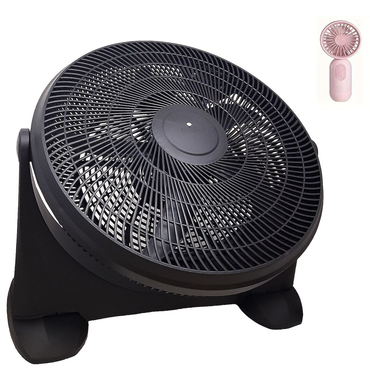 Electric fan with 3 Speed Control Cooling Effect & Radial Guard + Mini ...