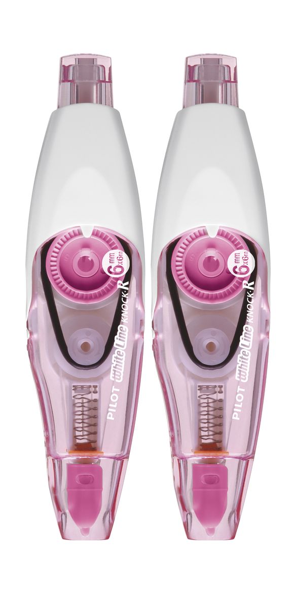 Pilot White Line Retractable Correction Tape 6mm x 6m - Pack of 2 ...