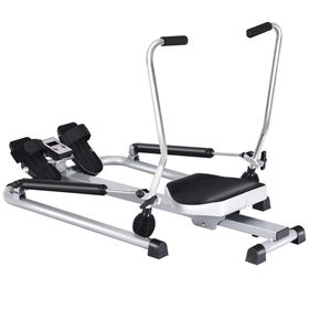 Foldable Rowing Machine Adjustable Hydraulic Resistance Rower With ...