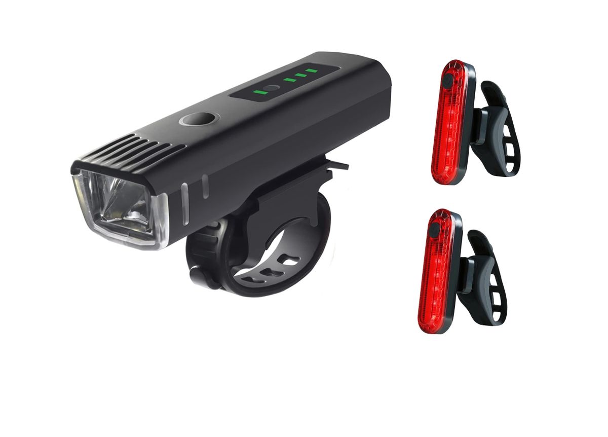 Bicycle Light Front with 2 Back lights - USB Charge | Shop Today. Get ...