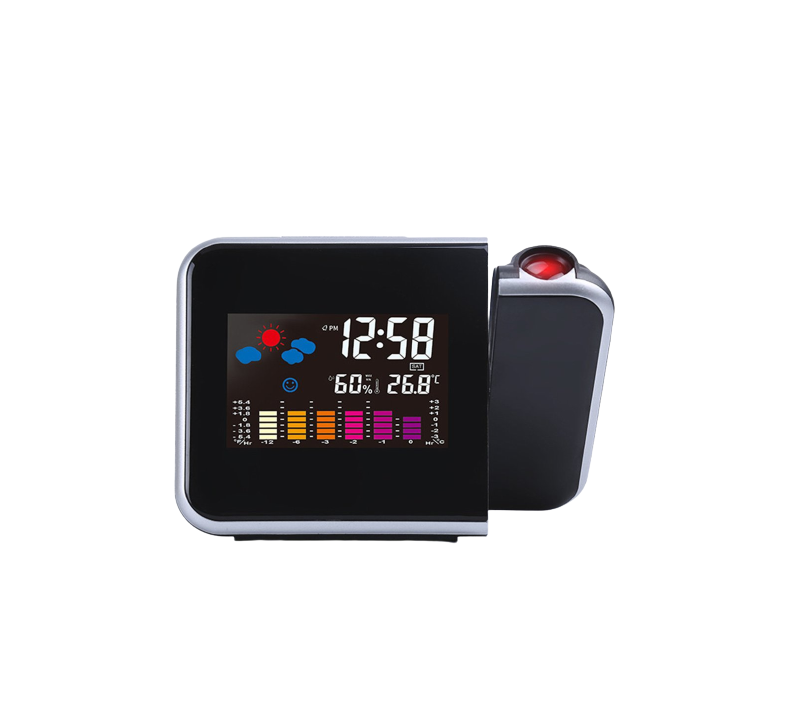 LCD Digital Projection Alarm Clock Electronic Alarm Clock with ...