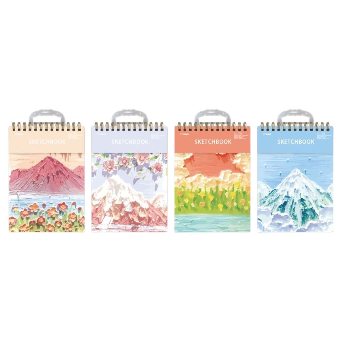 Set of 4 Nature Drawing Cover Sketchbooks - A4 & A3 Sizes | Shop Today ...