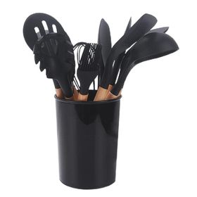 12 Silicone Non-Stick Cooking Utensils Kitchen Utensil Set | Shop Today ...
