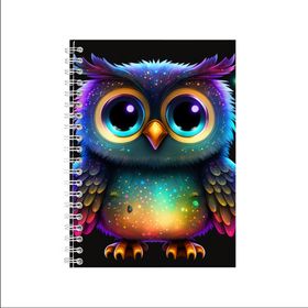 Galaxy Owl Body Notepad A5 Gift | Shop Today. Get it Tomorrow ...