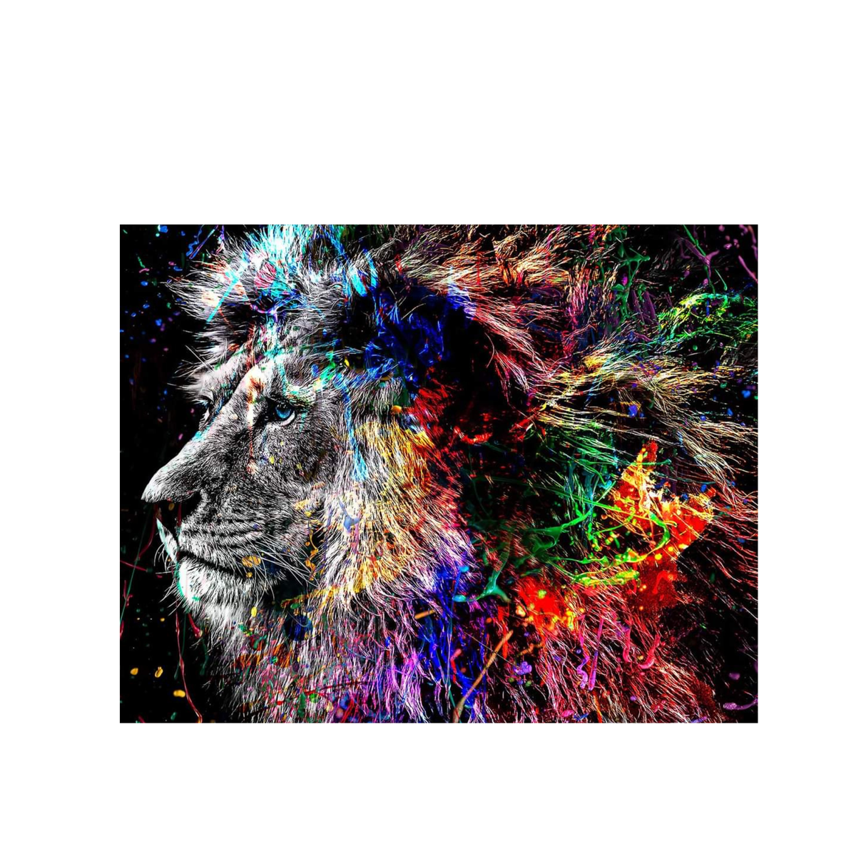 Colourful Lion Printed Mouse Pad | Shop Today. Get it Tomorrow ...