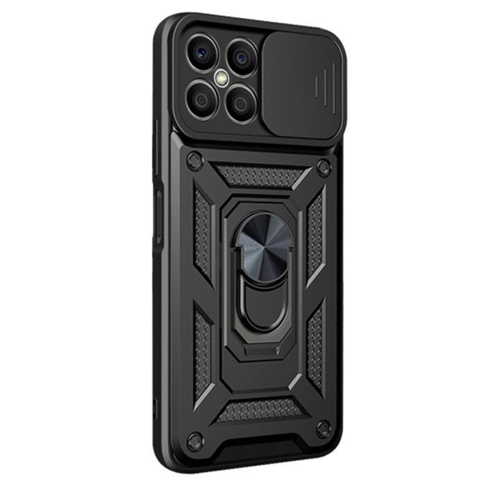 Sliding Camera Phone Case with Ring Holder for For Honor X8 | Shop ...