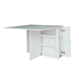 Folding Console Storage Table with Chair Compartment | Shop Today. Get ...