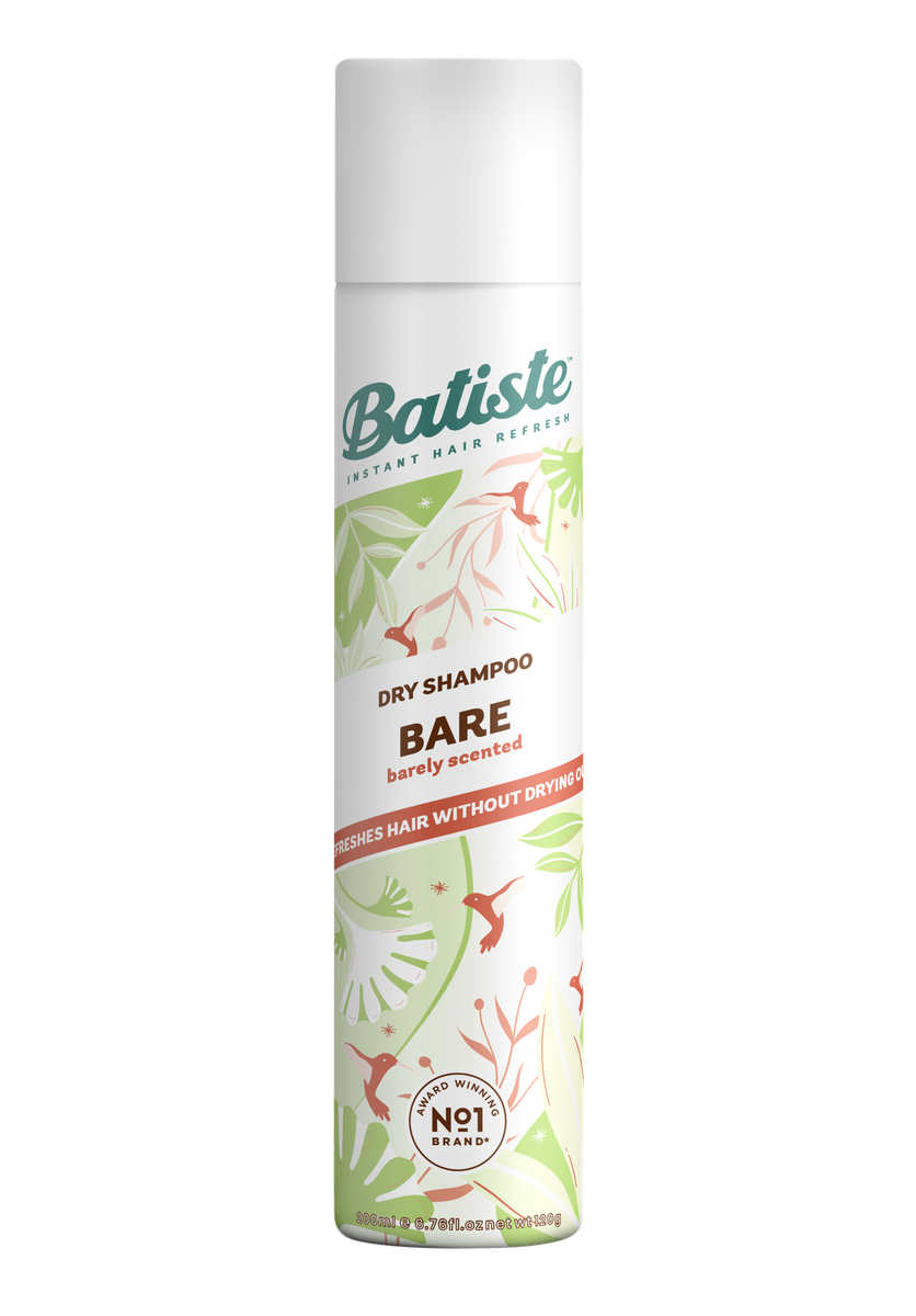 Batiste Dry Shampoo Bare, 200ml, Instant Hair Refresh between washes ...