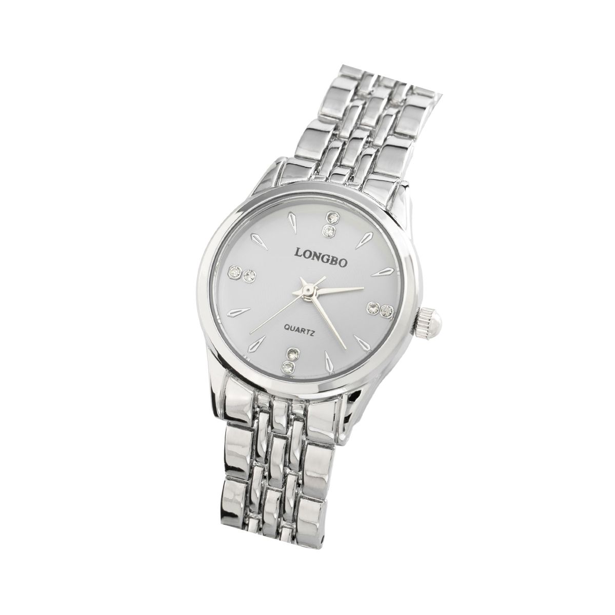 Longbo Womens Analog Stainless Steel Formal Watch 26mm White Face ...