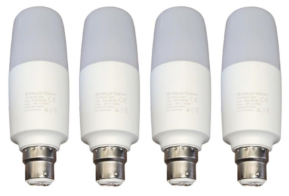 B22 LED 18W Stick Light Bulb Cool White - 4 Pack | Shop Today. Get it ...
