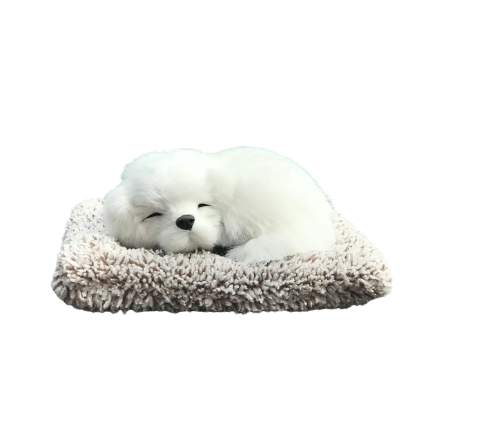 Sleeping Dog on Pad Car Decoration Puppy best valentines gift Soft toy ...