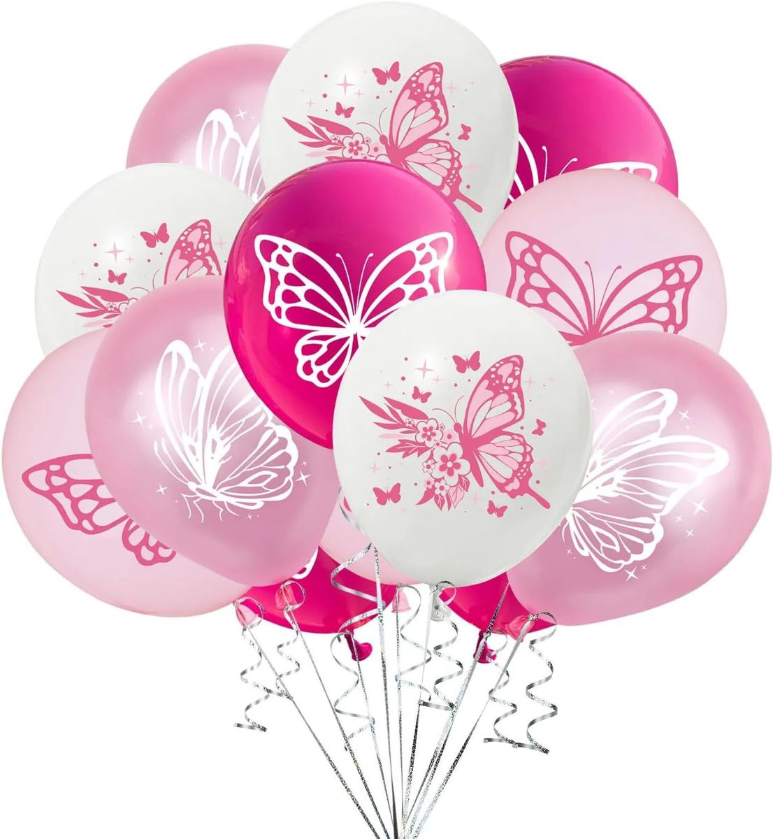 Pink Butterfly Latex Balloon Set - 12 Balloons | Shop Today. Get it ...