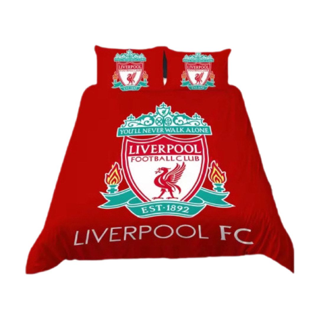 Premium Liverpool FC 3D Printed Duvet Cover Set - Style 2 (Double Bed ...