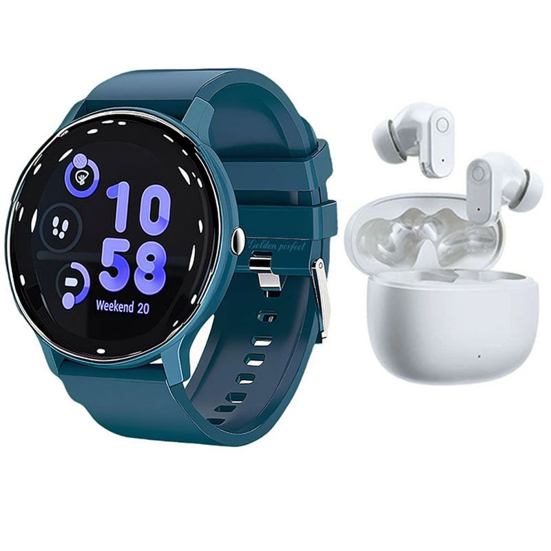 Bluetooth Smartwatch &Wireless Earbuds Gift Set-Heart Rate&Gift Smart ...