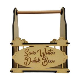 Cheers to Sustainability: Wood Beer Racks (6-Bottle) - 'Save Water ...