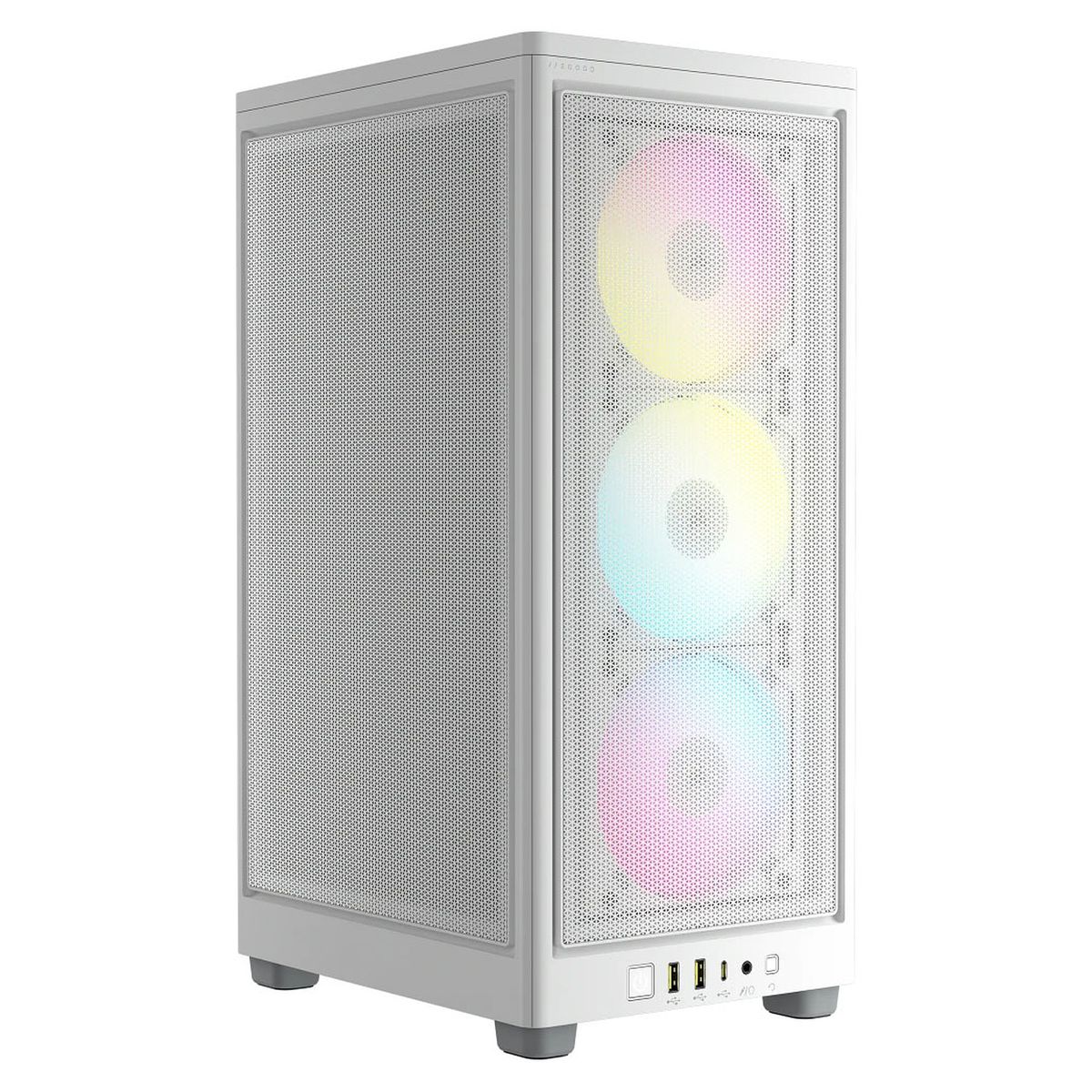 2000D RGB AIRFLOW Mini-ITX PC Case - White | Shop Today. Get it ...