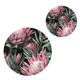 Black Protea Custom Printed Mouse pad set | Shop Today. Get it Tomorrow ...