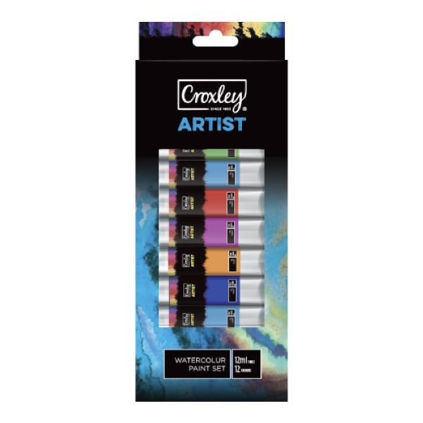 CROXLEY Artist Watercolor Paint 12 x 12ml | Shop Today. Get it Tomorrow ...