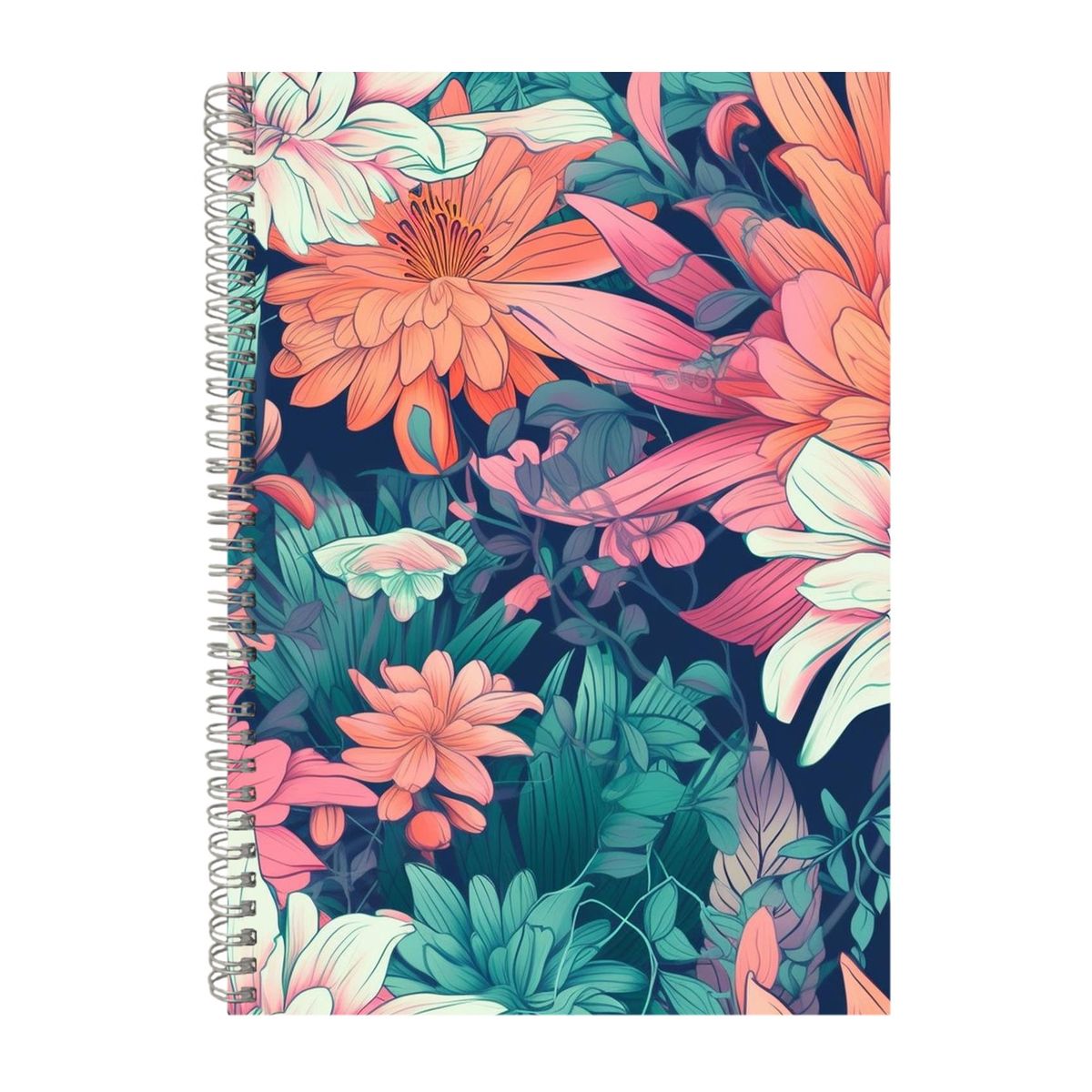 Floral Patterns 25 Notebook Flower Gift Idea A4 NotePad 113 | Shop ...