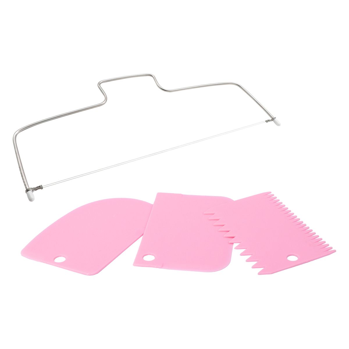 Regent Cake Cutter with 3 Decorating Scrapers Set - 4 Piece | Shop ...
