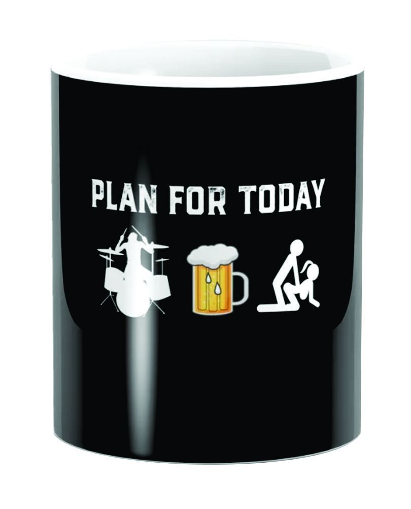 PepperSt Mug - Plan for Today Drumming Beer Funny Halloween Costume ...