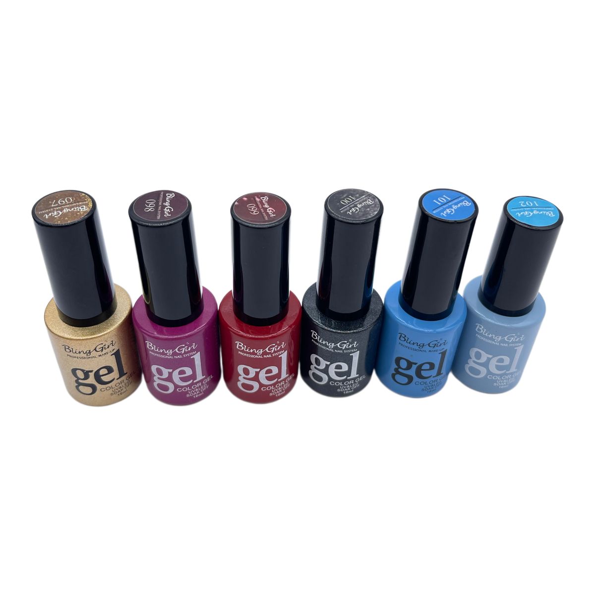 Bling Girl UV/LED Gel Nail Polish 6Colour Kit #97-102 | Shop Today. Get it Tomorrow! | takealot.com