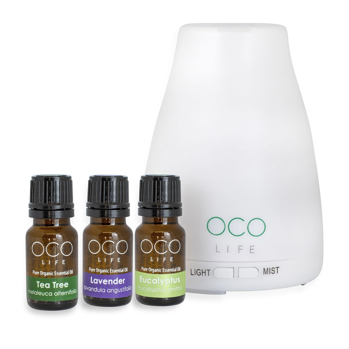 OCO Life Ultrasonic Diffuser 120mls and Home Essentials Kit 3 Oils | Shop Today. Get it Tomorrow ...