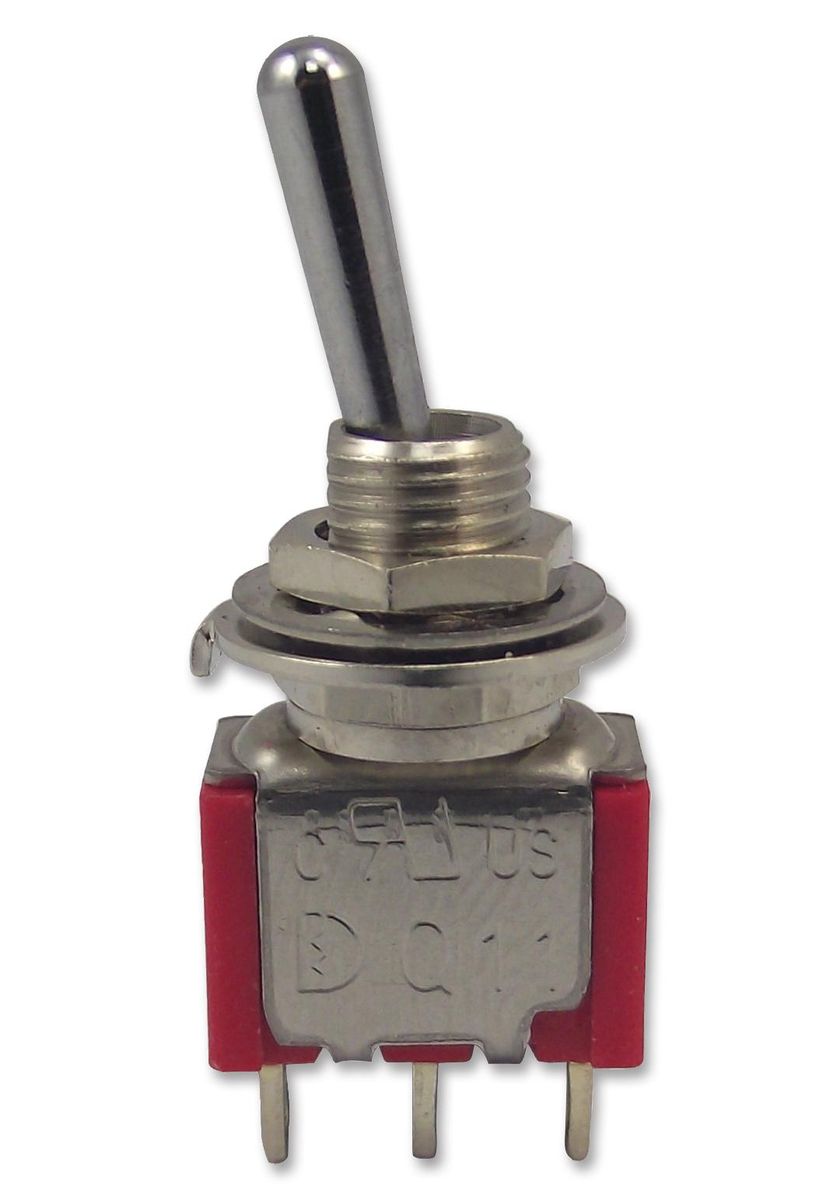 Multicomp Pro (1MS2T1B5M1QE) Toggle Switch, On-(On), SPDT, Non ...