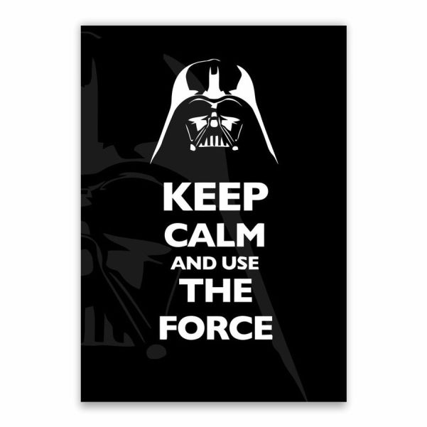 Use The Force Vader Poster - A1 | Shop Today. Get it Tomorrow ...